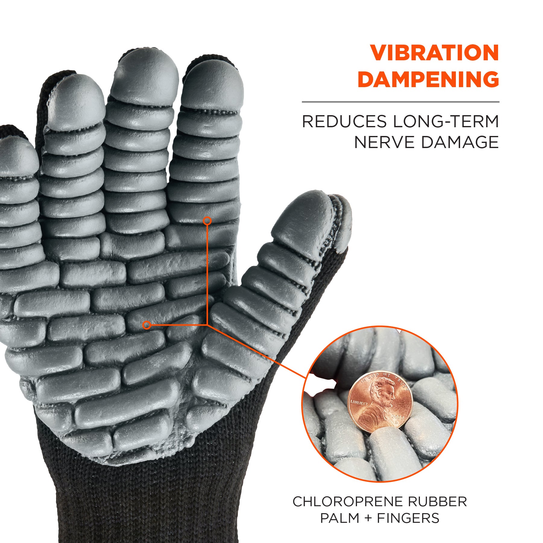 Lightweight Anti Vibration Work Gloves | Ergodyne