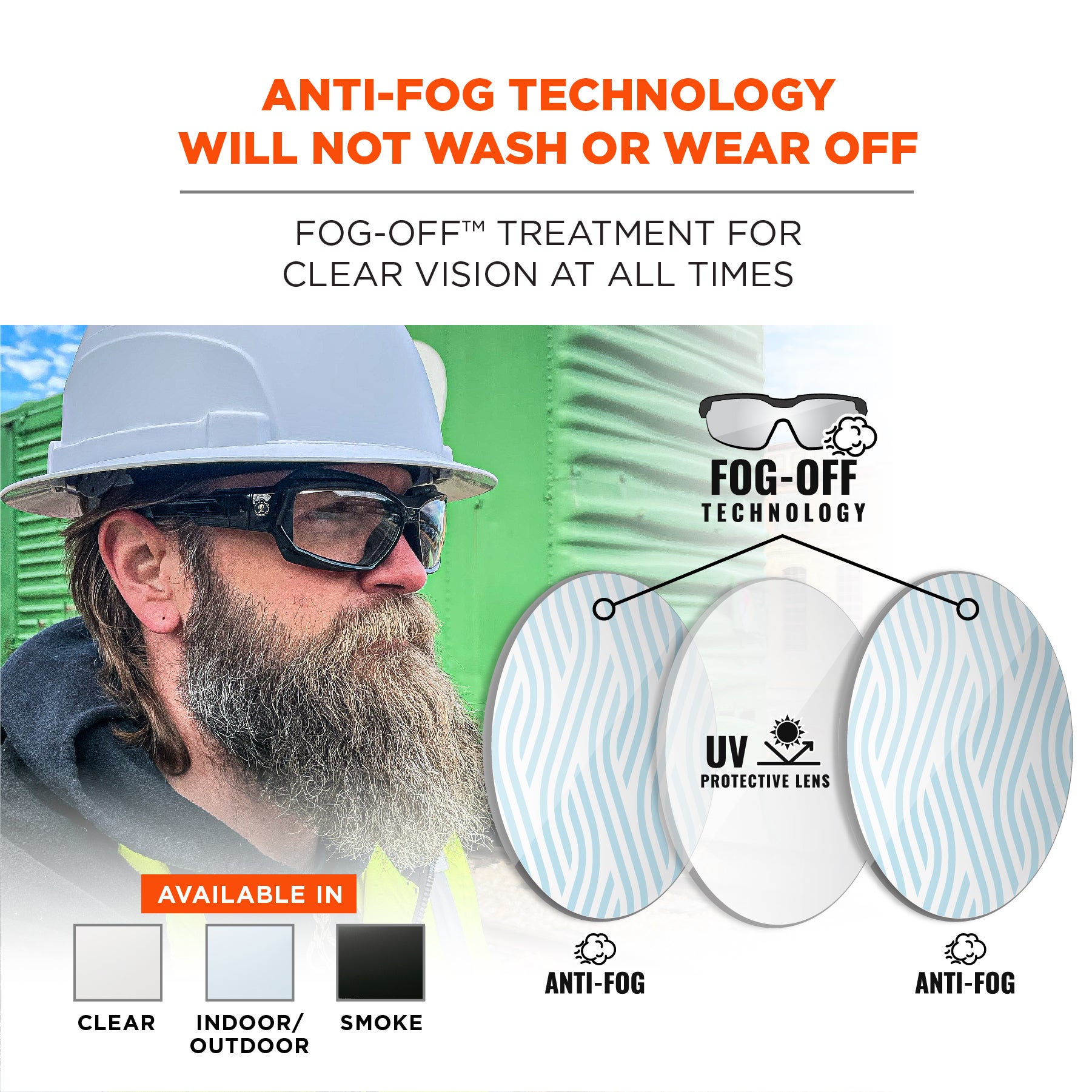 Anti-Fog Safety Glasses | Ergodyne