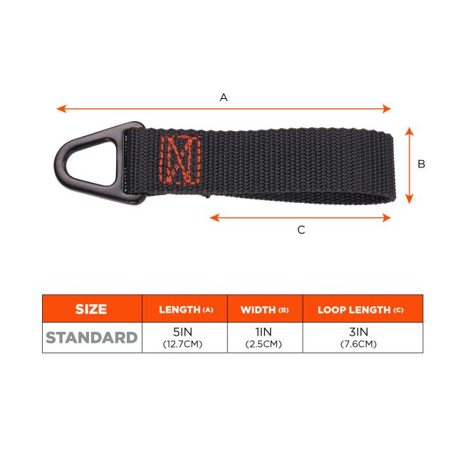 Anchor Strap Belt Loop Attachment For Tool Tethering Ergodyne