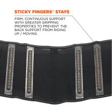 ProFlex 1100SF 280D Spandex Back Support Brace with Sticky Fingers ...