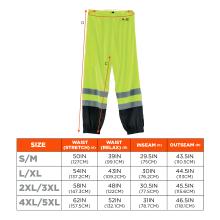 GloWear 8910BK Hi-Vis Pants - Class E, Black Bottom | Ergodyne