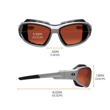 Skullerz LOKI Polarized Convertible Safety Spoggles with Strap | Ergodyne