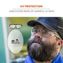 Skullerz VALI Frameless Safety Glasses, Sunglasses | Ergodyne